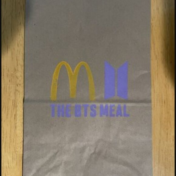 McDonald's | Other | Bts Mcdonalds Meal Paper Bag Promotional New ...
